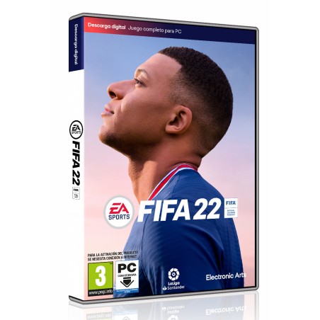 FIFA 22 PC WINDOWS CAJA CON CÓDIGO DE DESCARGA DIGITAL