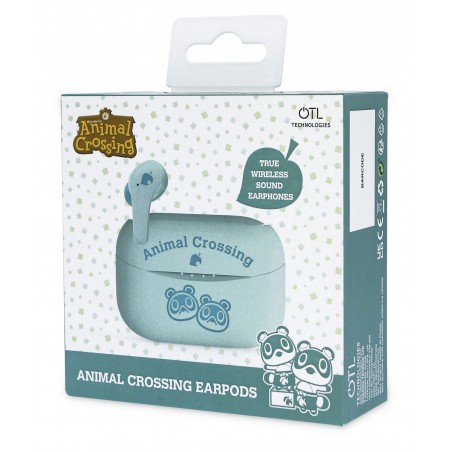 AURICULARES ANIMAL CROSSING TRUE WIRELESS BLUETOOTH V5.0 CON ESTUCHE DE ...