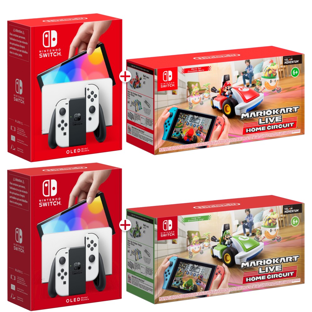 CONSOLA NINTENDO SWITCH MODELO OLED BLANCA ELIGE ENTRE MARIOKART O ...