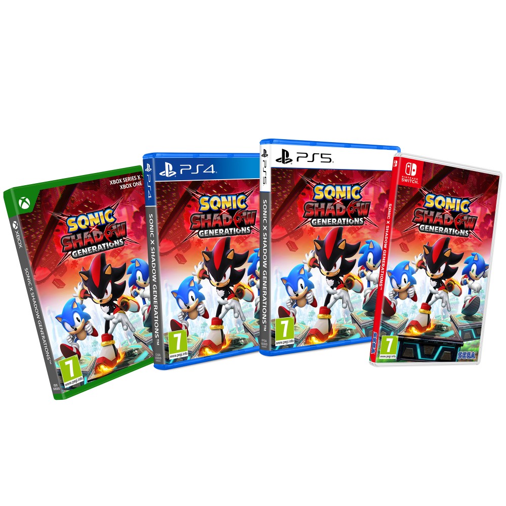 SONIC X SHADOW GENERATIONS ELIGE VERSIÓN PS5 PS4 SWITCH XBOX SERIES X ...